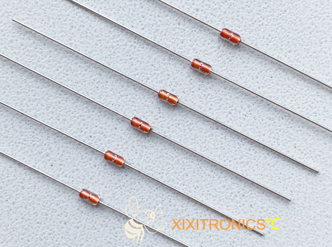 China Axial Glass Encapsulated NTC Thermistor MF58 series Manufacturer ...